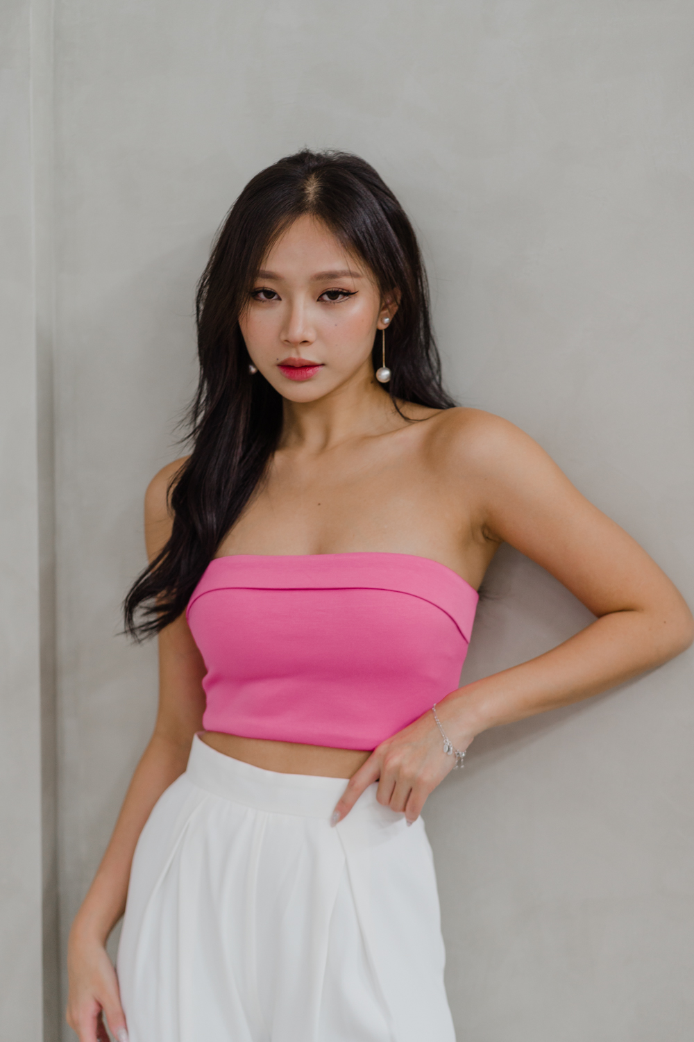*Cloud* Chantal Tube Top (Barbie Pink) | Carrislabelle