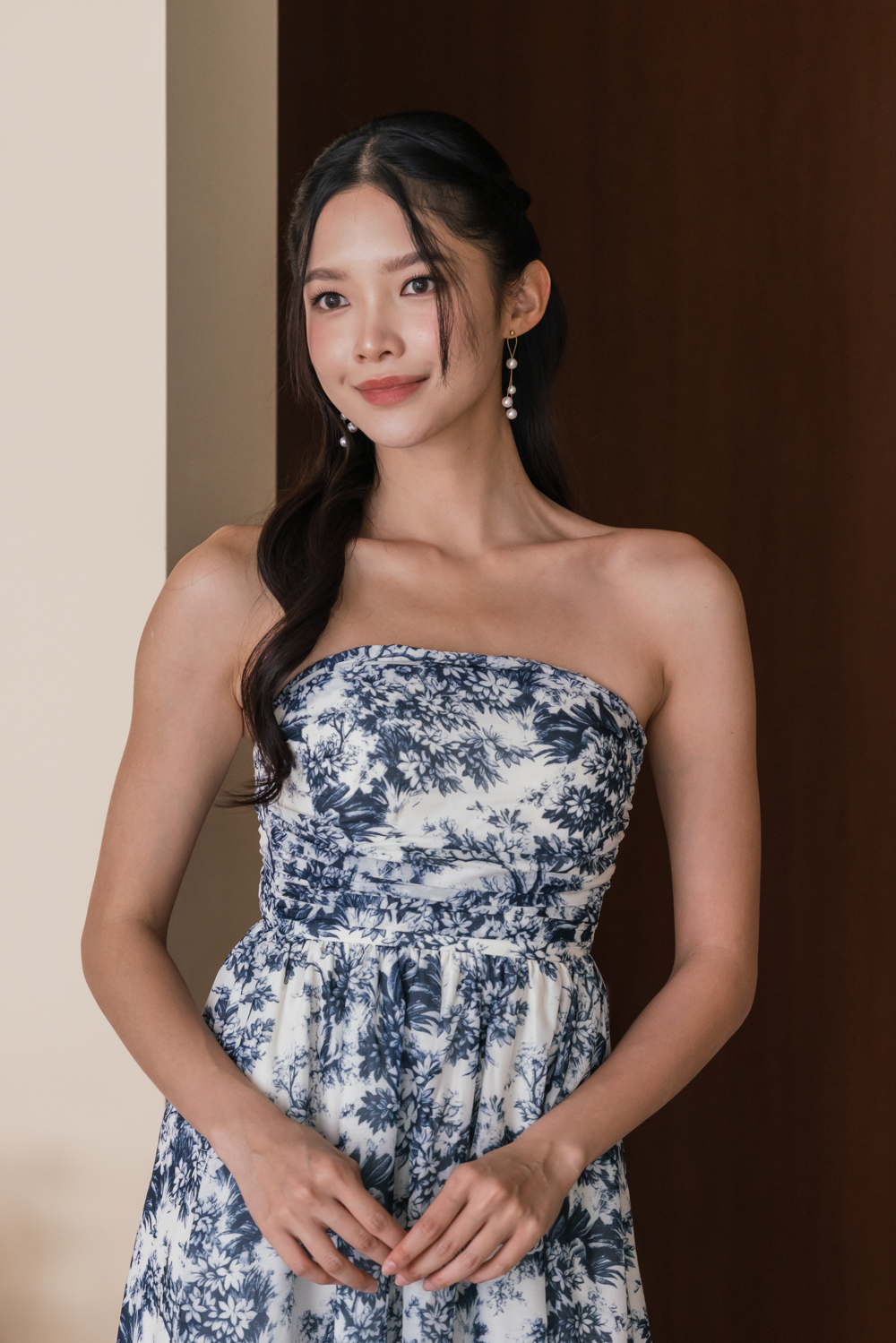 Edith Ruched Midi Dress | Carrislabelle