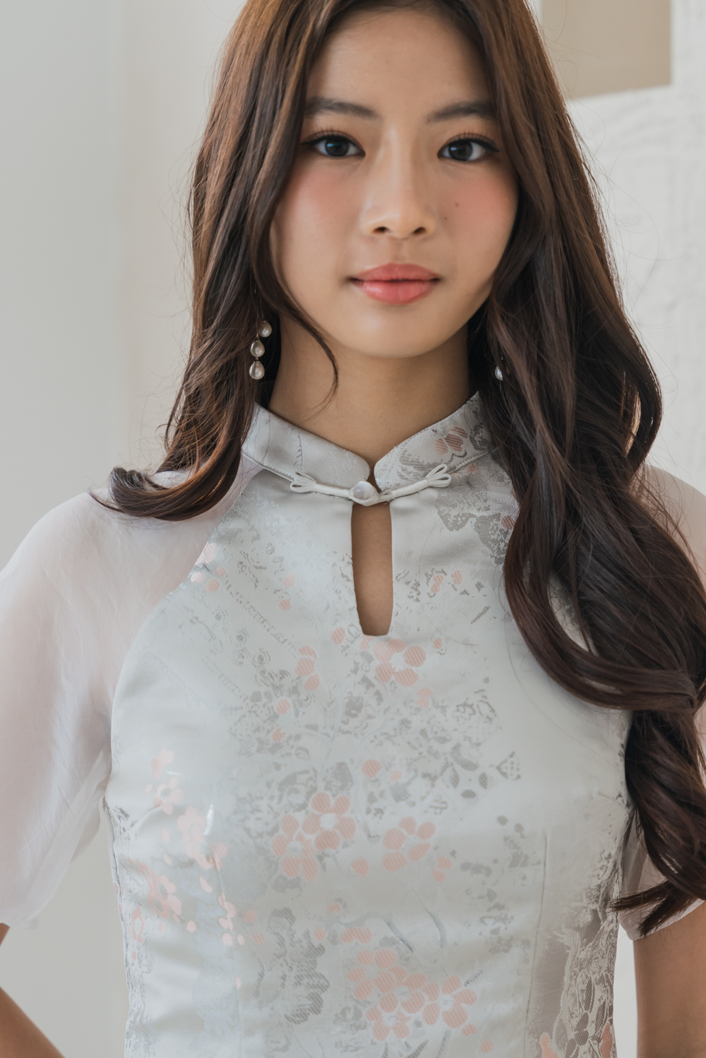 Hua Jacquard Padded Dress | Carrislabelle